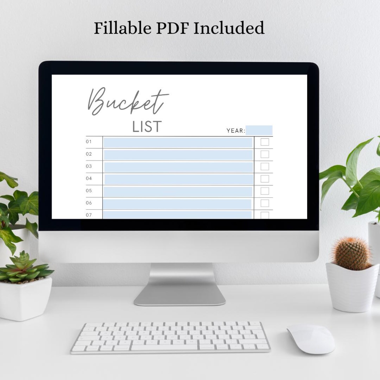 2026 Bucket List Printable Template, Things Todo in 2025, New Years ...