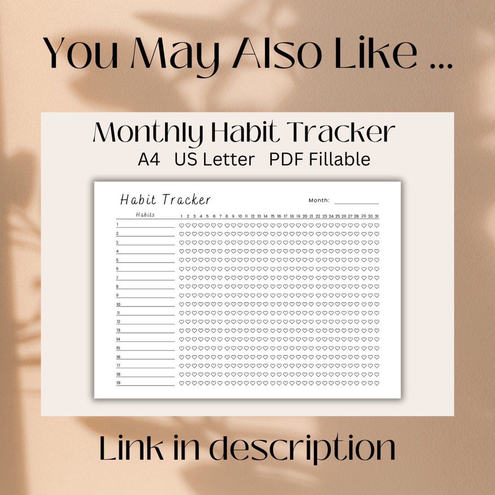 Weekly Habit Tracker, Printable Routine Tracker, Habit Tracker Template ...