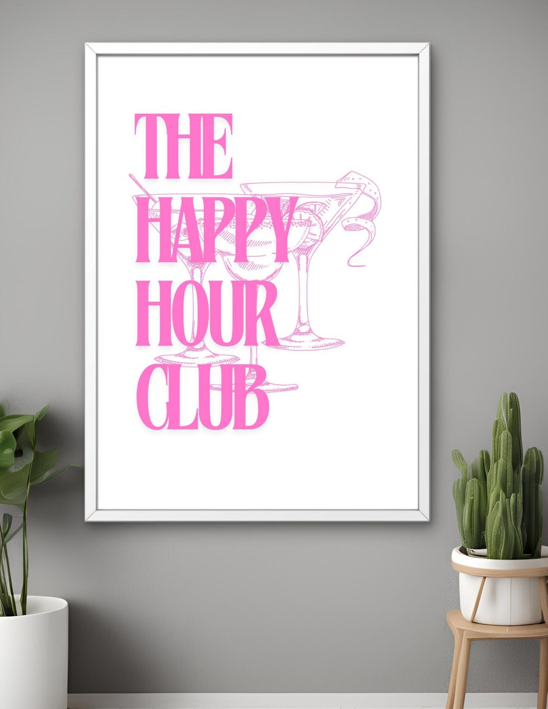 Printable Bar Poster, Trendy Bar Cart Download, Bar Cart Wall Art, Bar ...