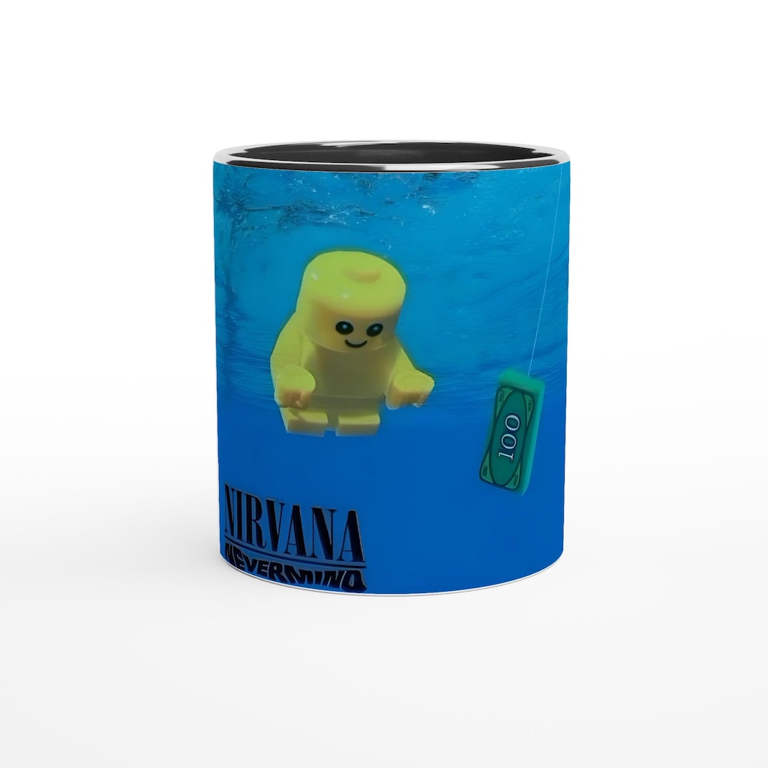 Lego Nirvana Album Cover Mug - Unique Ceramic Coffee Cup - Perfect Gift ...