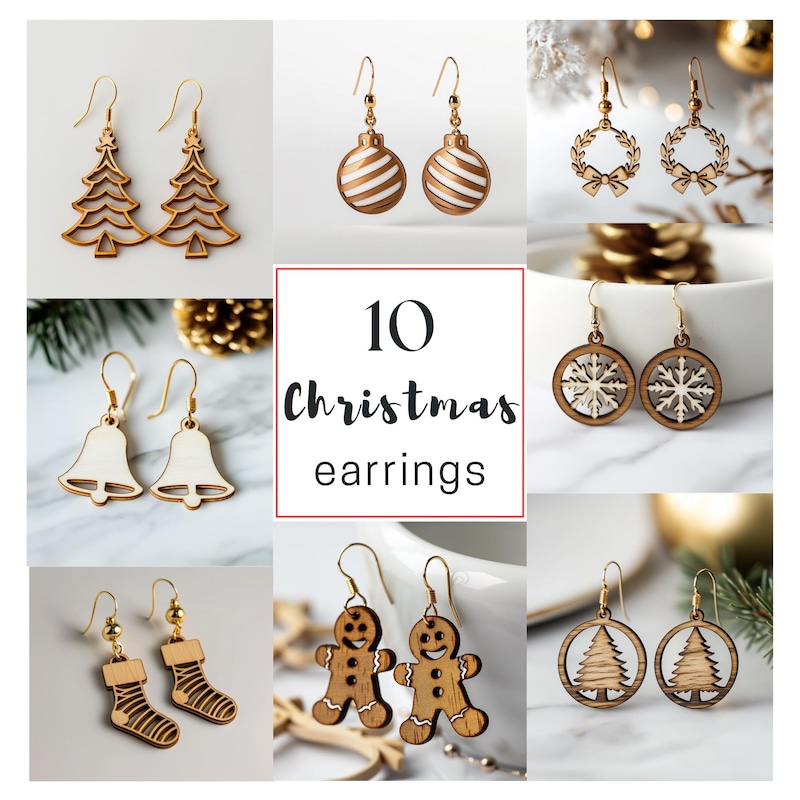 Svg Files Retro Earrings - Etsy UK