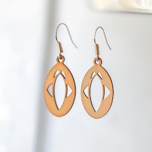 Tree Wood Earring Svg Laser Cut File Digital Download - Etsy