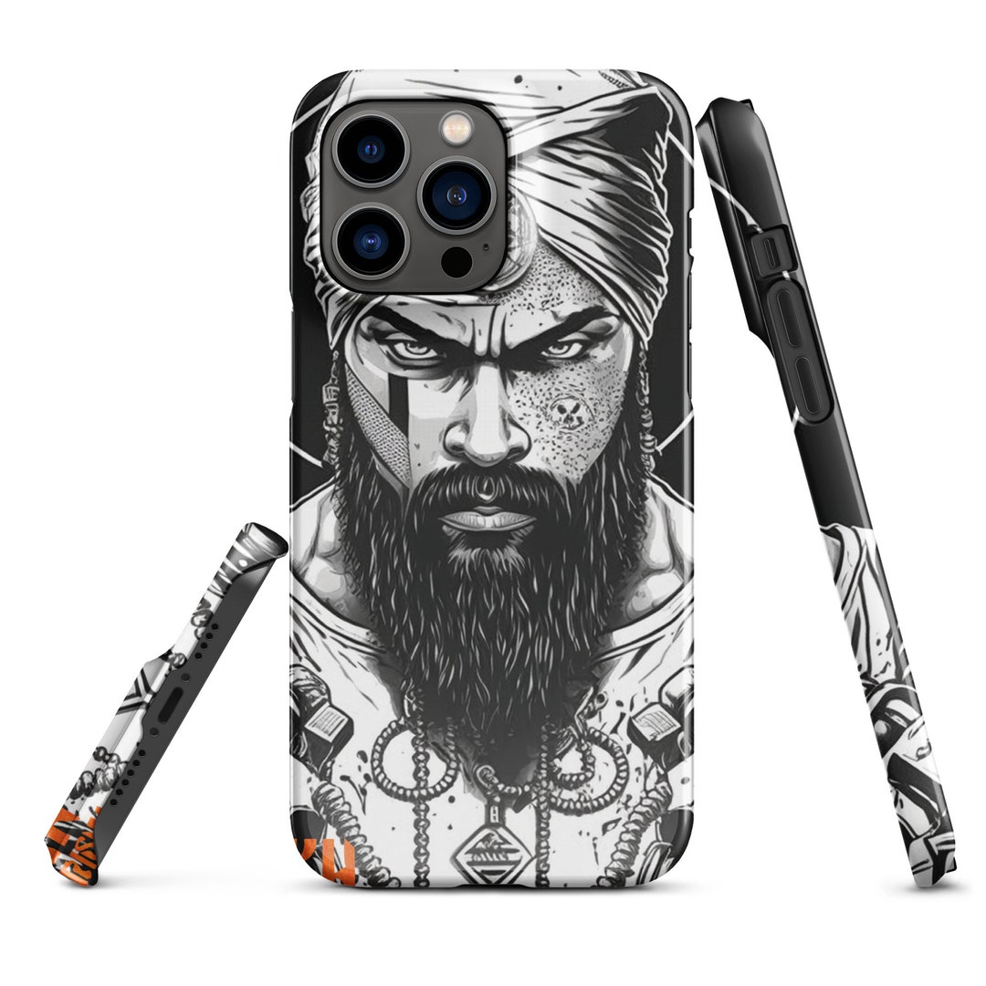 Sikh Cyberpunk Warrior - Snap Case for Iphone® - Sikh Futurism Art ...