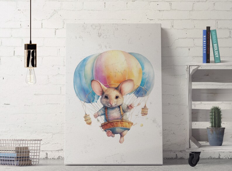 Little Mouse Aviator PNG, Pilot Mouse Airplane Clipart Graphics Set of ...