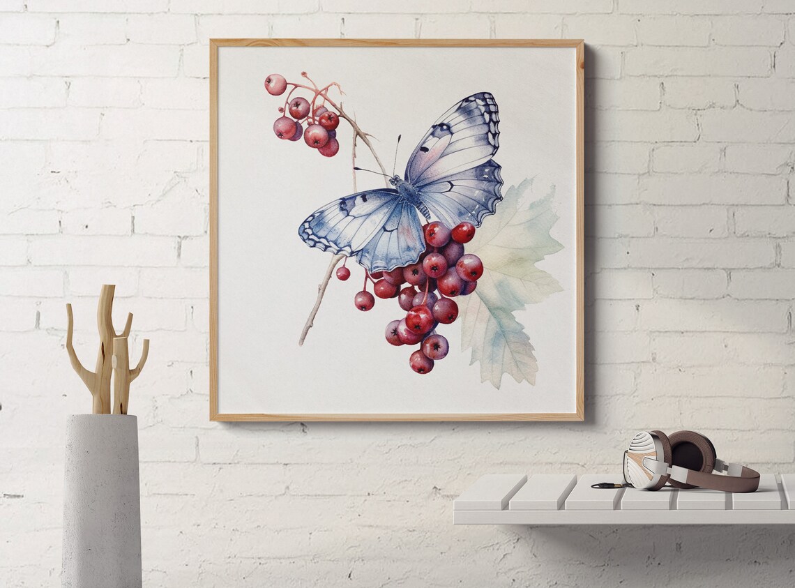 Birth Month Butterflies PNG, Cute Butterfly Clipart Bundle of 36 ...