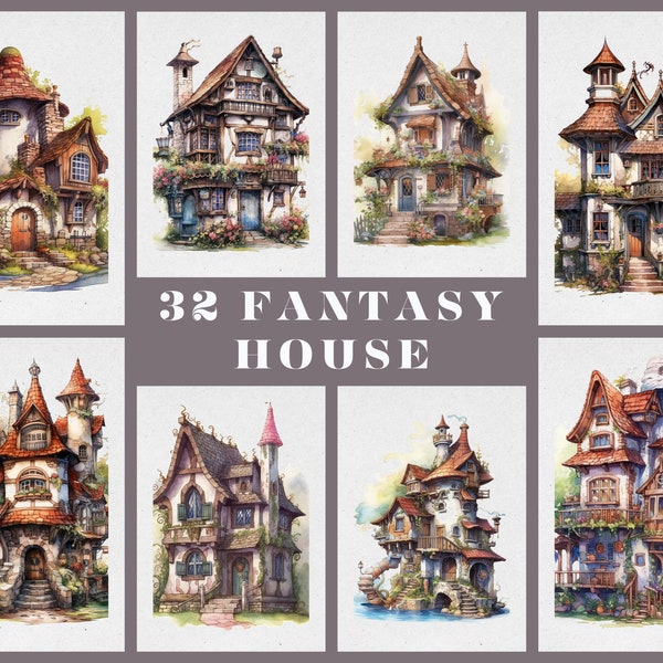 Fantasy House - Etsy