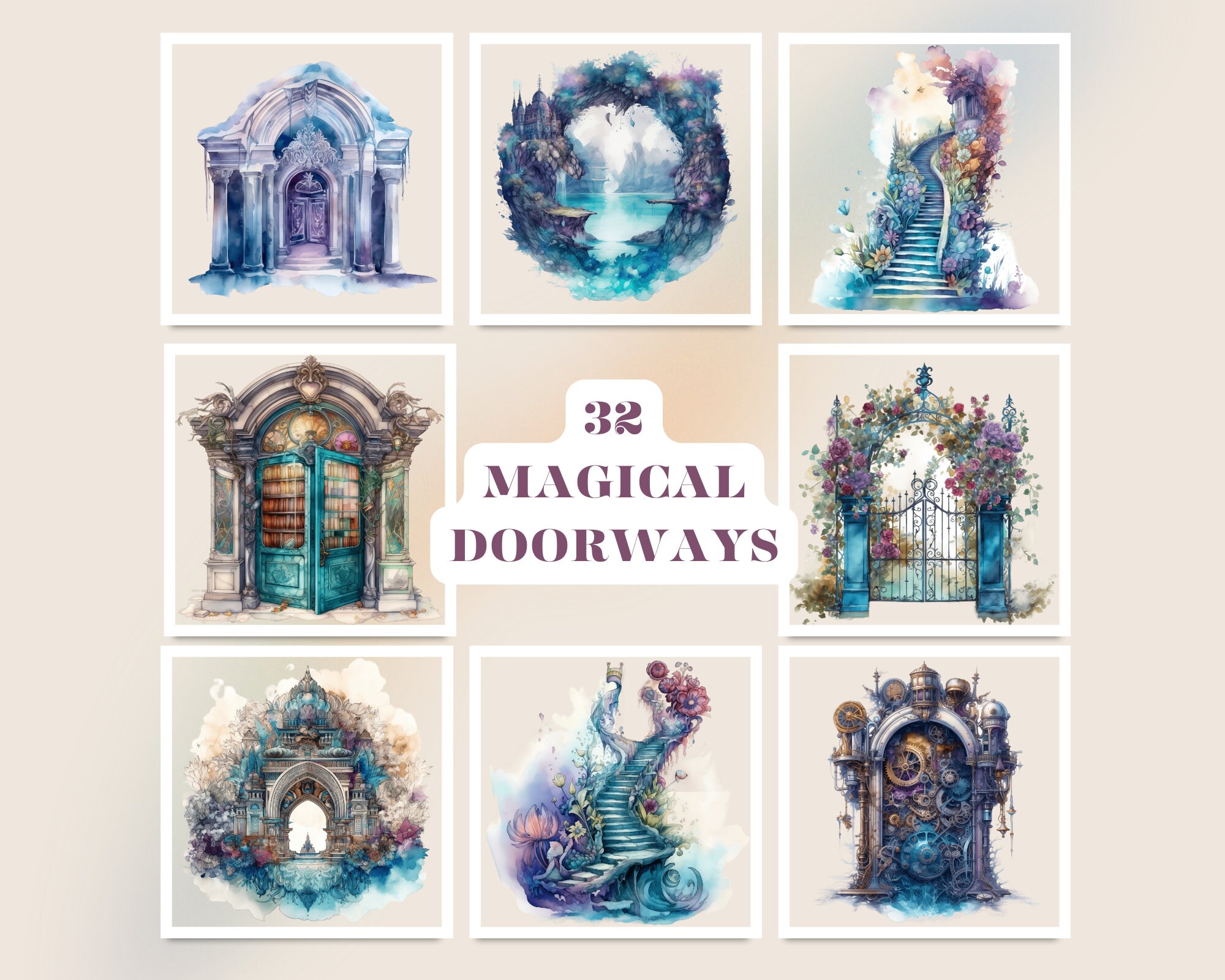 32 Magic Doors, Magical Doorways to Hidden Worlds, Portal to Another ...
