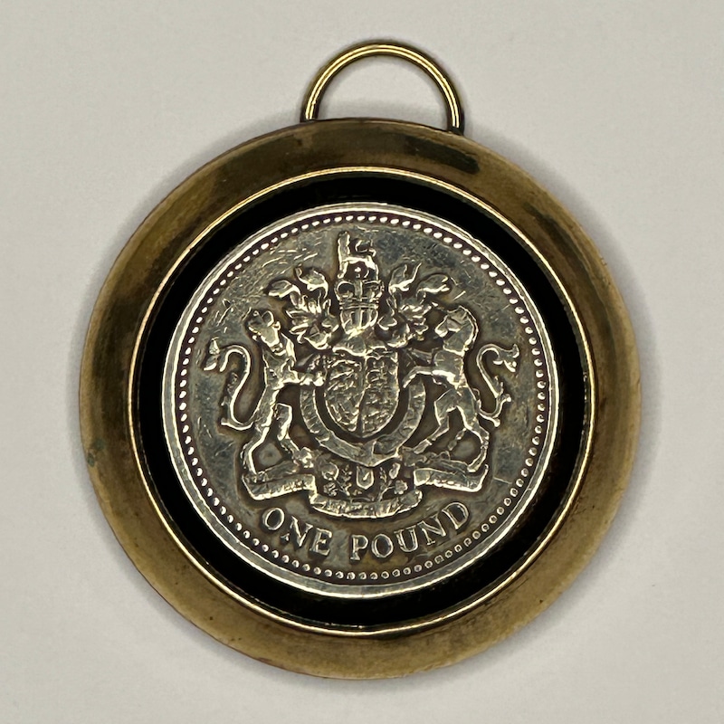 British Coin Pendant - Etsy