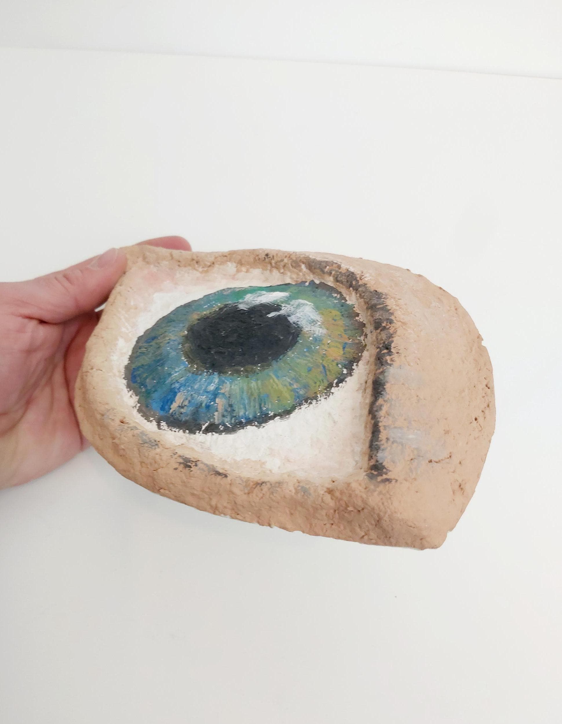 Handmade Human Eye Sculpture Art, Medicine-inspired Gift for Home Decor ...
