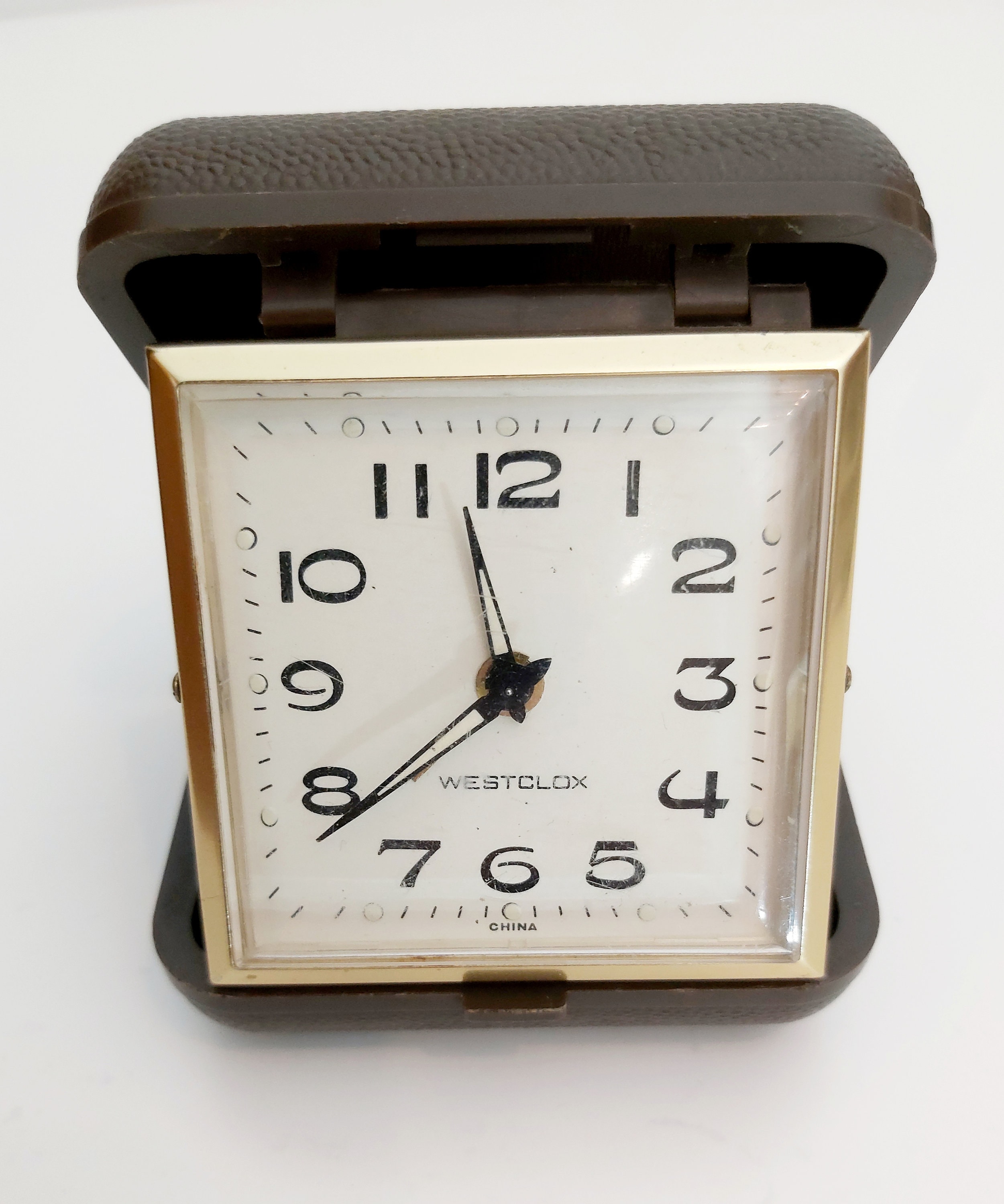 Vintage Travel Alarm Clock / Vintage Westclox Clock / Wind up Clock ...