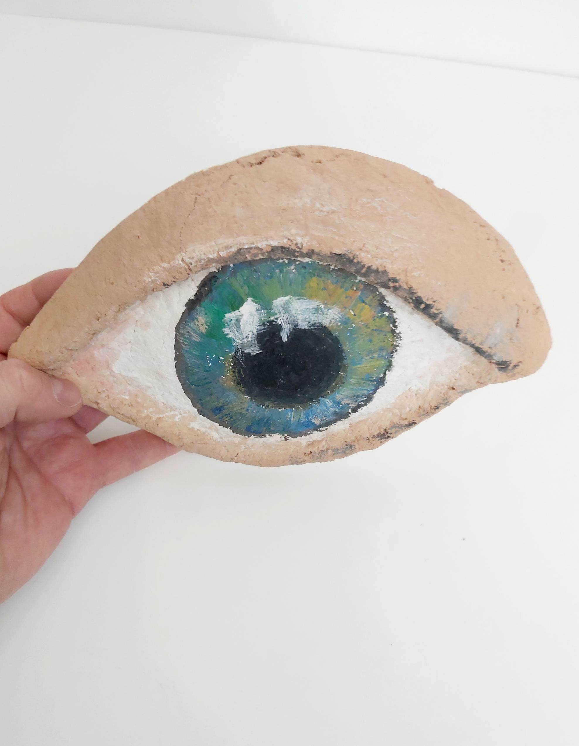 Handmade Human Eye Sculpture Art, Medicine-inspired Gift for Home Decor ...