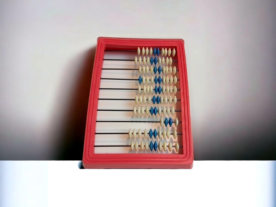 Abacus for Kids 1980s, Counting Education Tool, Office Decor, Home ...