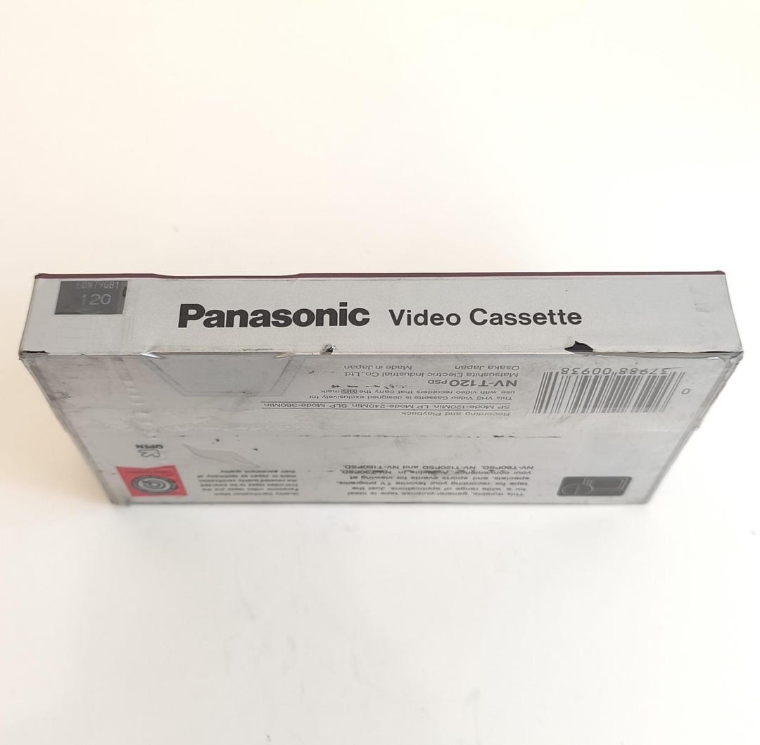 Collection Panasonic Blank VHS Tapes P-STD T-120, Japan 1986 - Etsy