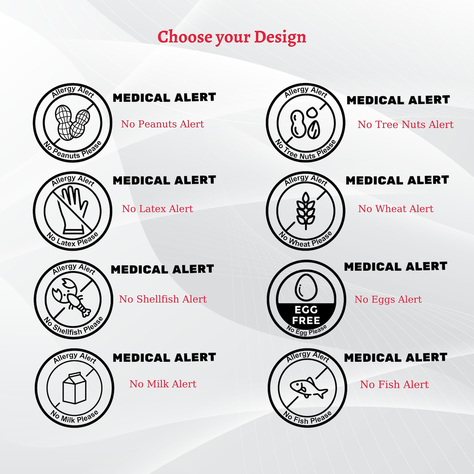 Emergency Medical Alert Tag, Engraved Aluminum, Allergy ID - Etsy
