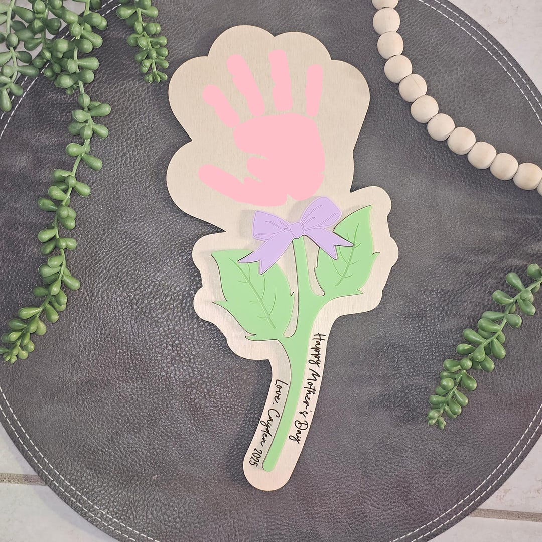 Personalized Teacher Gift, Handprint Gift, Teacher Appreciation Gift ...
