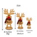 Family Christmas Reindeer Decoration, Personalised Freestanding ...