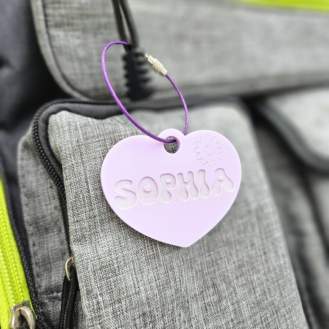 Backpack Name Tags, Personalized Luggage Tags, Customized Luggage Name ...
