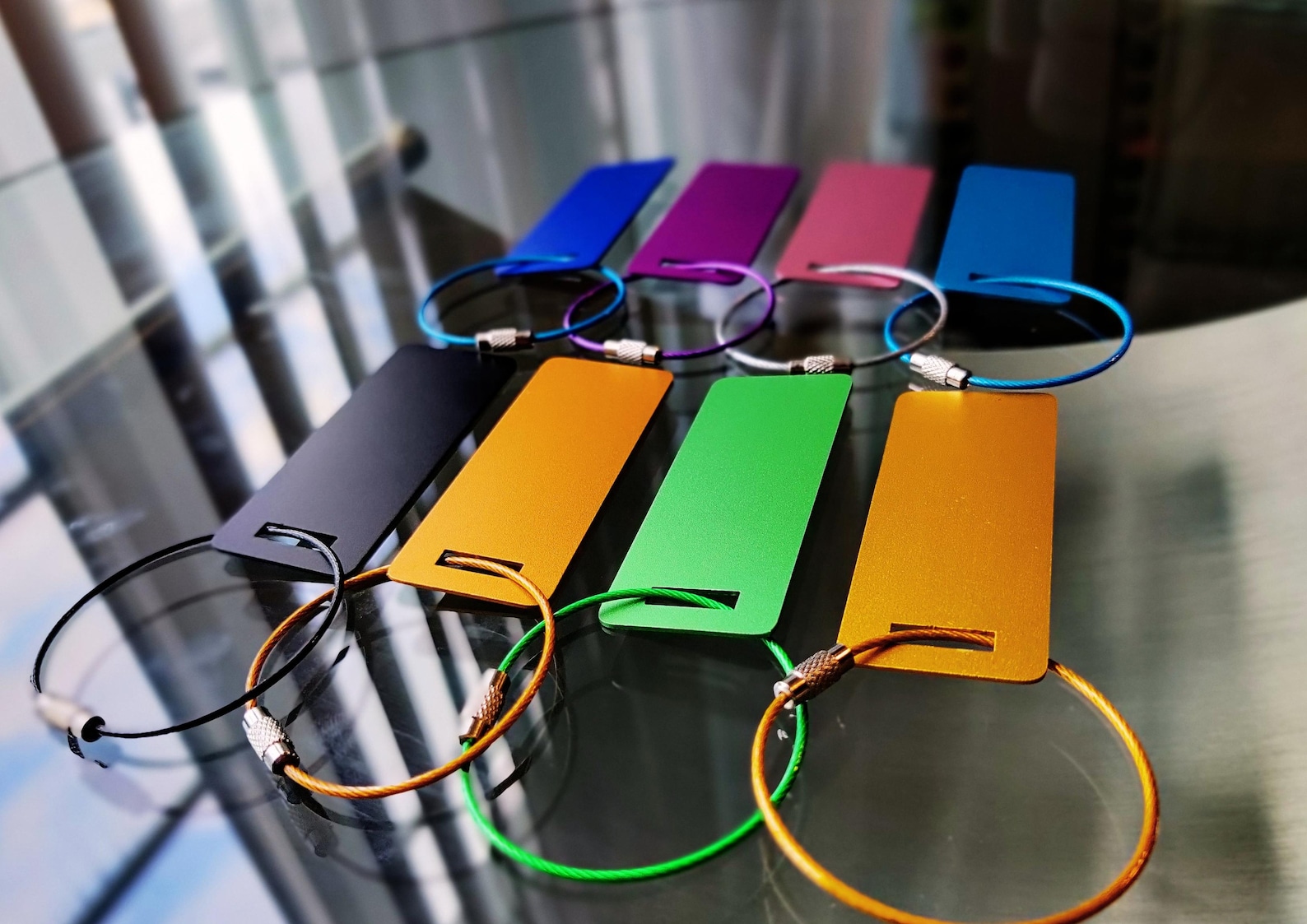 Engraved Aluminum Tag Personalized Metal Luggage Tag Travel - Etsy