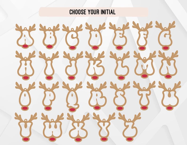 Personalized Christmas Ornaments, Reindeer Ornament, Wooden Ornaments ...
