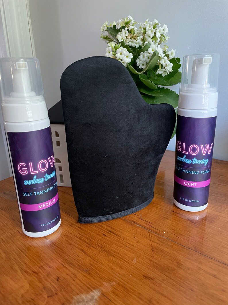 Self Tanning Foam With Self Tanning Mitt - Etsy