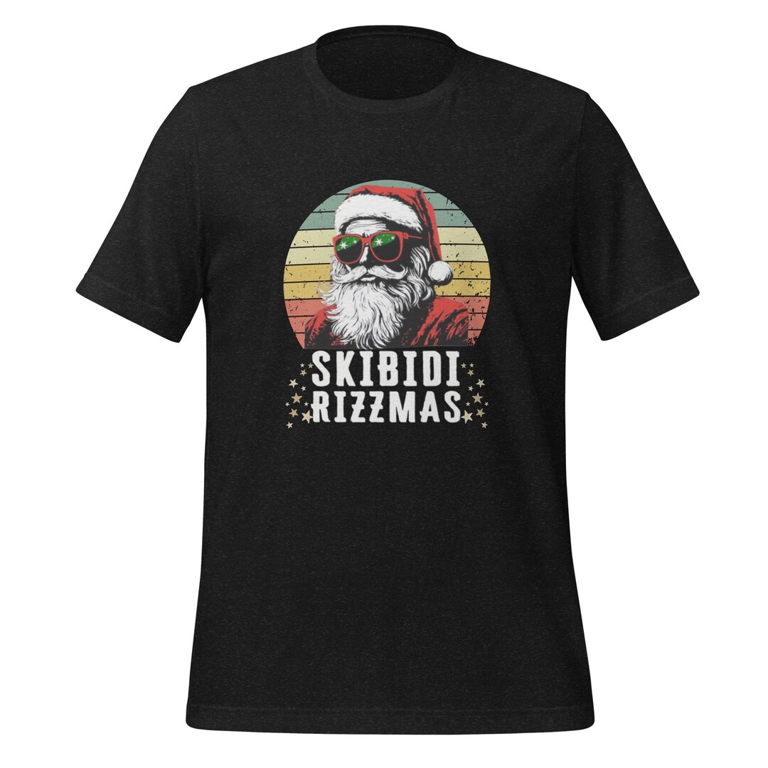 Skibidi Rizzmas Shirt, Merry Rizzmas T-shirt, Santa Bruh Christmas ...