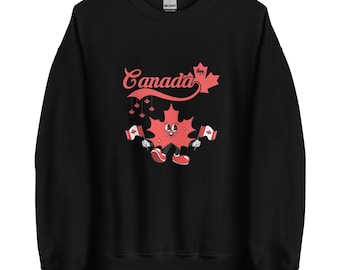 Canada Sweatshirt, Canada Flag Sweat, Canadian Shirt, Canadian Girl ...
