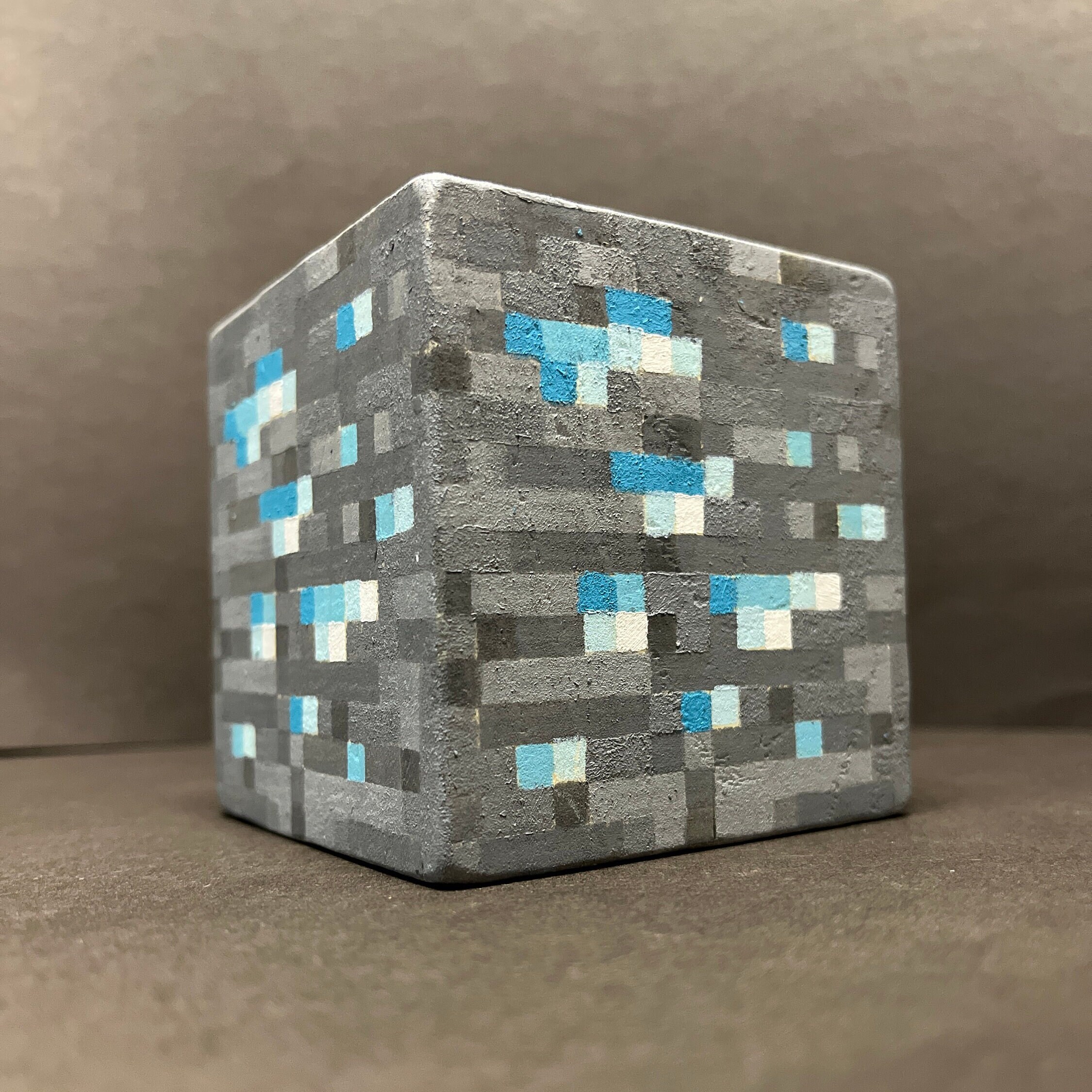 Mining Game Wooden Diamond Block Mining Game Handmade Wooden - Etsy