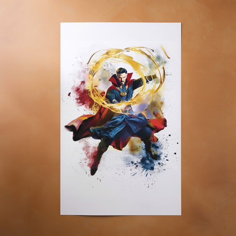 Superhero Digital Art Print, Kids Printable Wall Art, Modern Hero ...