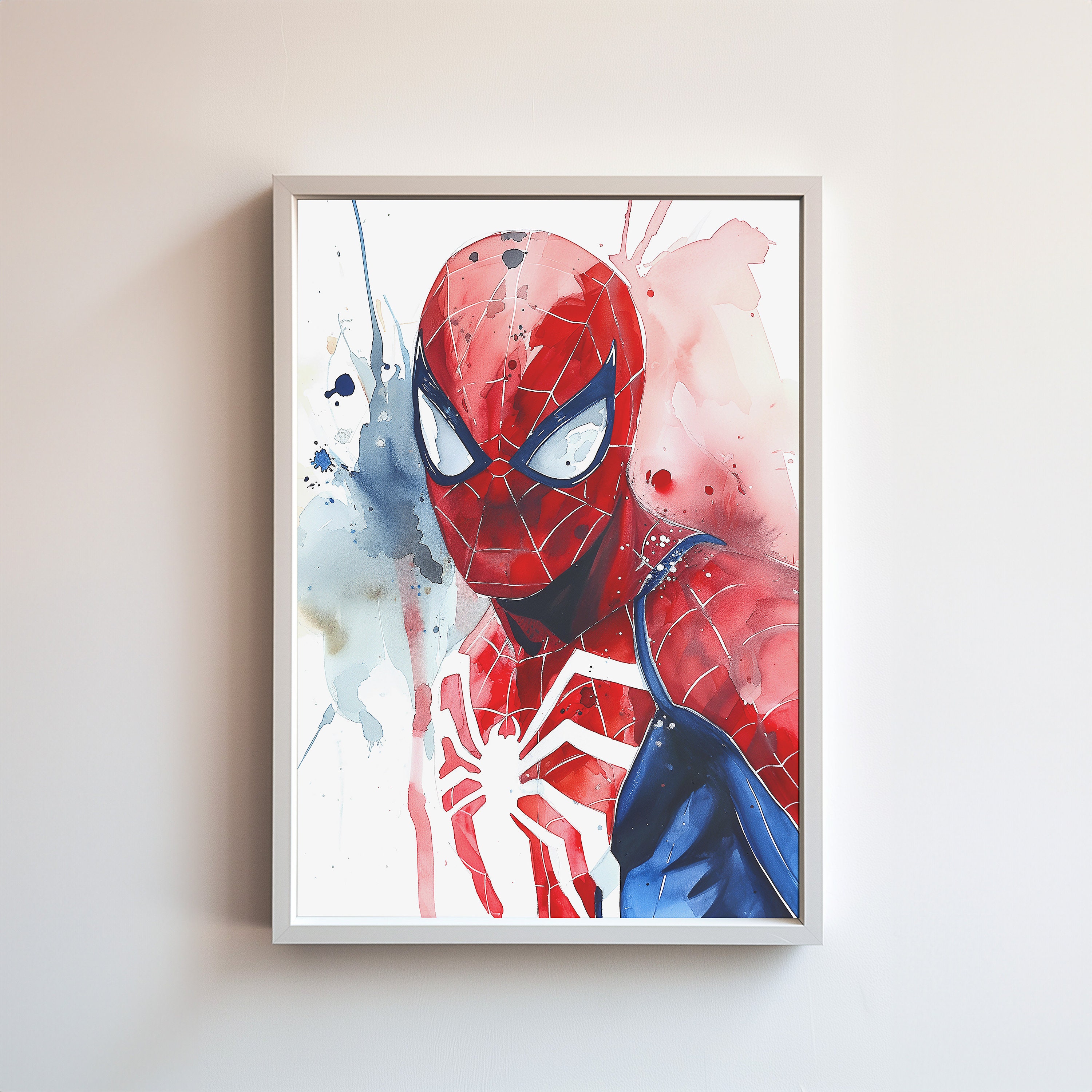 Superhero Digital Art Print, Comic Book Wall Art, Set of 3, Boys ...