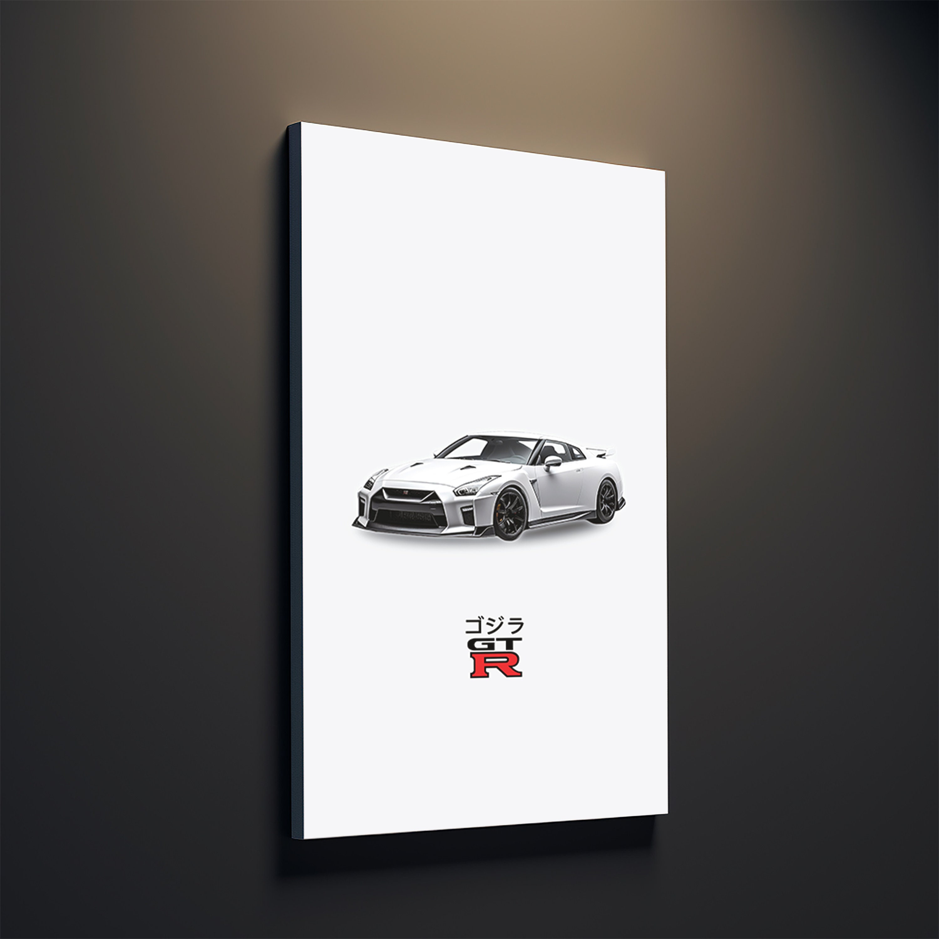 Nissan GT-R Digital Art Print, R35 Poster, Nismo Supercar Wall Art, Car ...