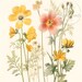 Vintage Style Boho Botanical Prints | Antique Cottage Style French ...