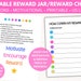 Reward Jar | Reward Chart | 2 Option Fillable | Color Printable ...