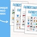 Father's Day Bingo Game | Family Activity, Printable (instant Download ...