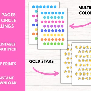 Reward Jar | Reward Chart | 2 Option Fillable | Color Printable ...