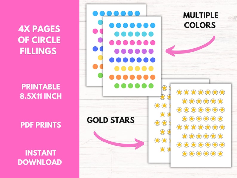 Reward Jar | Reward Chart | 2 Option Fillable | Color Printable ...