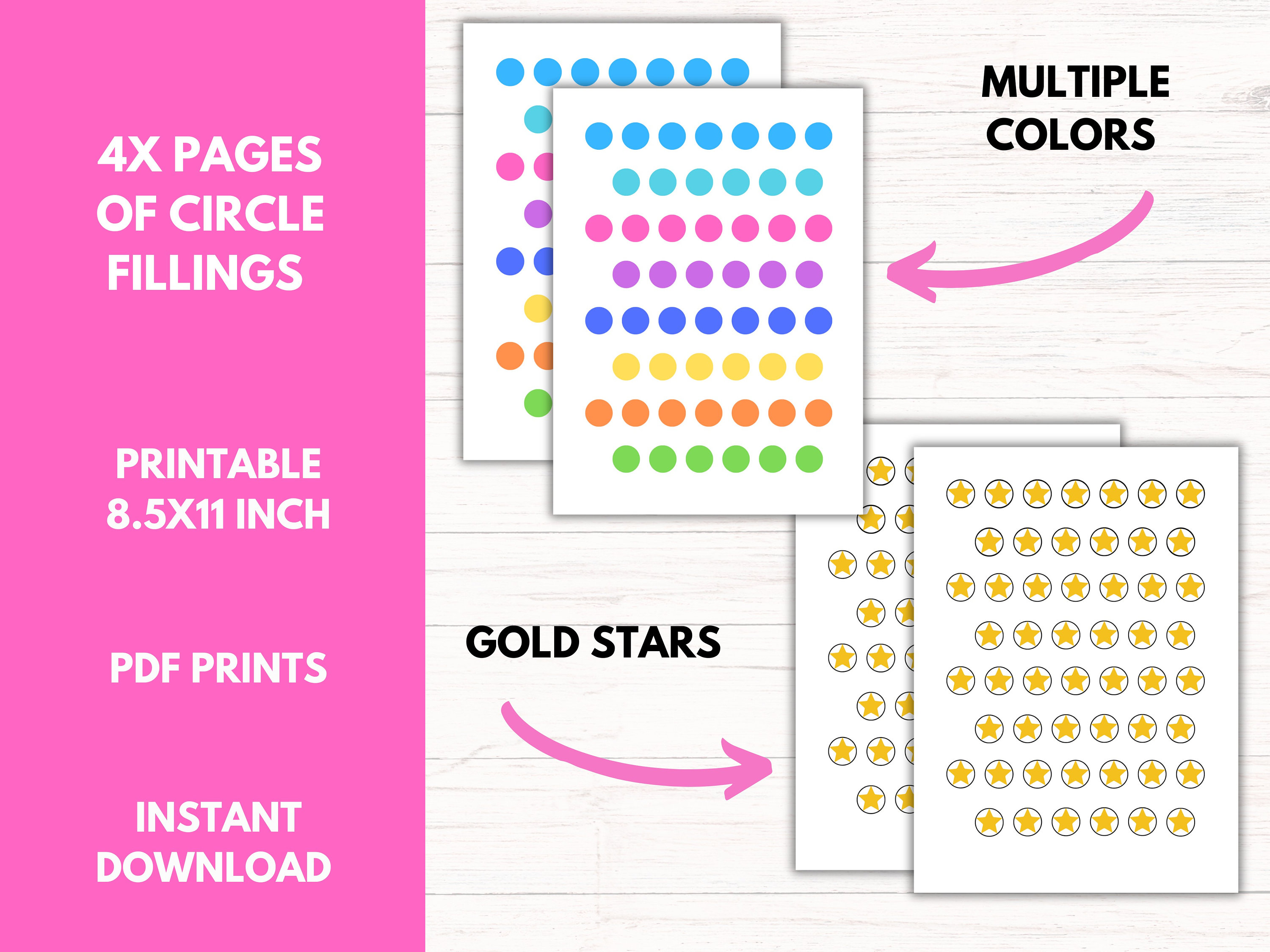 Reward Jar | Reward Chart | 2 Option Fillable | Color Printable ...