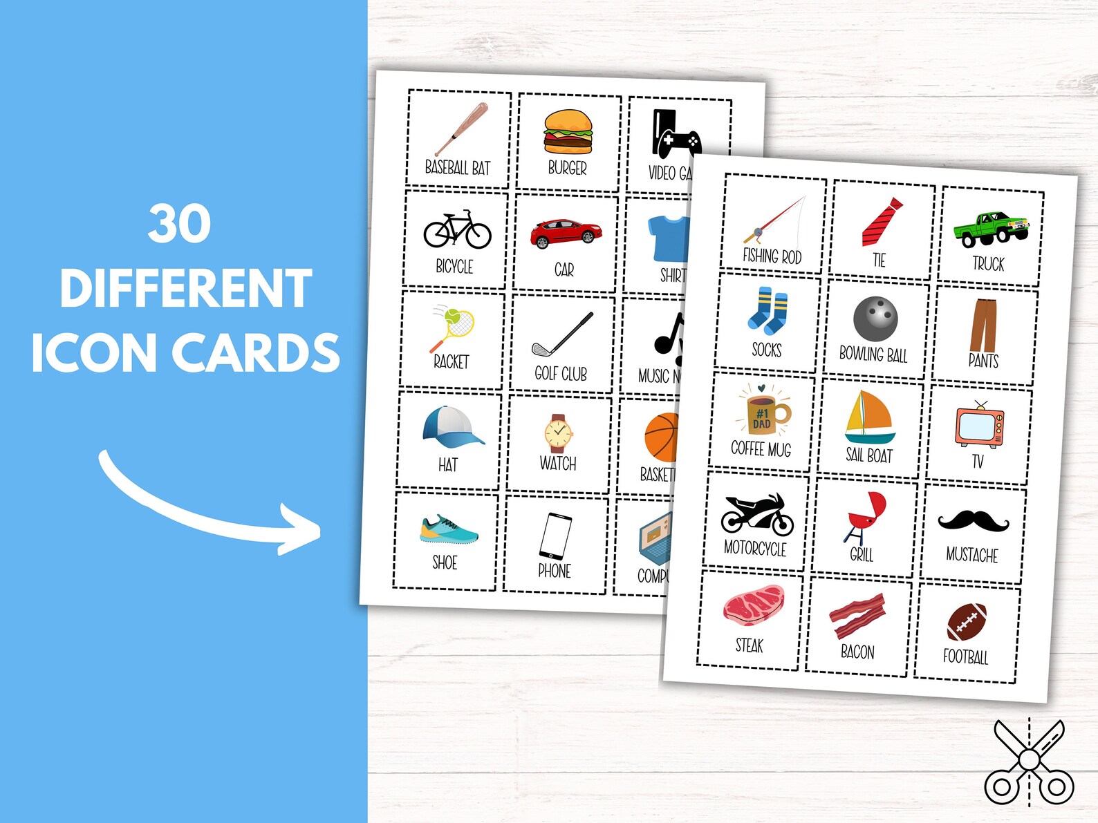 Fathers Day Bingo Bundle Printable | Unique Bingo Cards | Dad ...