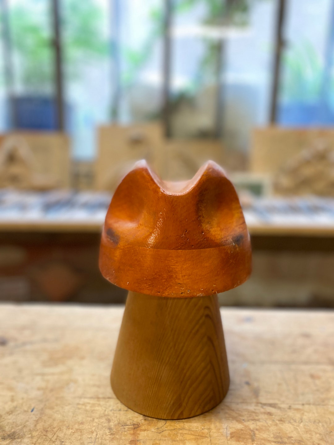 Hat Form - Fedora Type Cap - Vintage Hatblock - Etsy