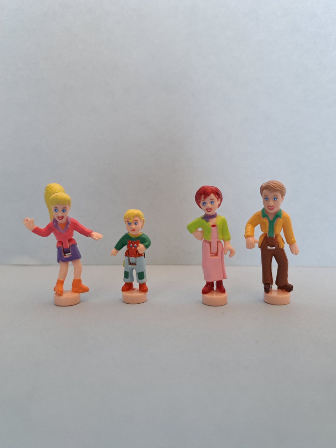 1999 Dream Builders Mansion Polly, Boy, Mom and Dad Dolls Vintage Polly ...