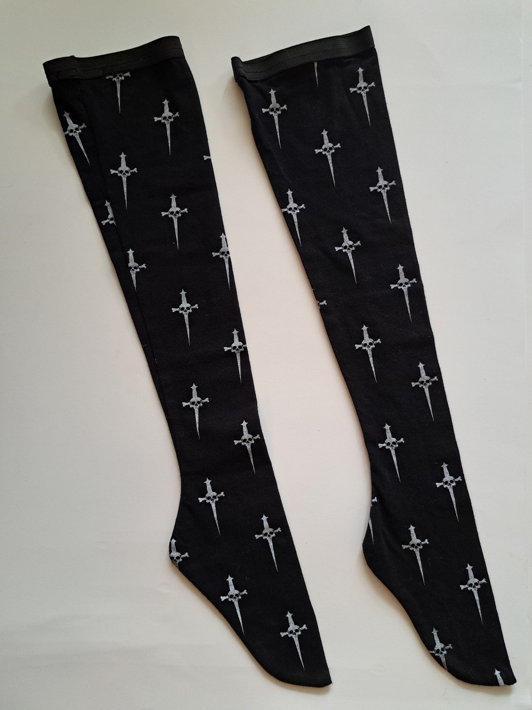 Lip Service Dagger Knee High Socks - Etsy