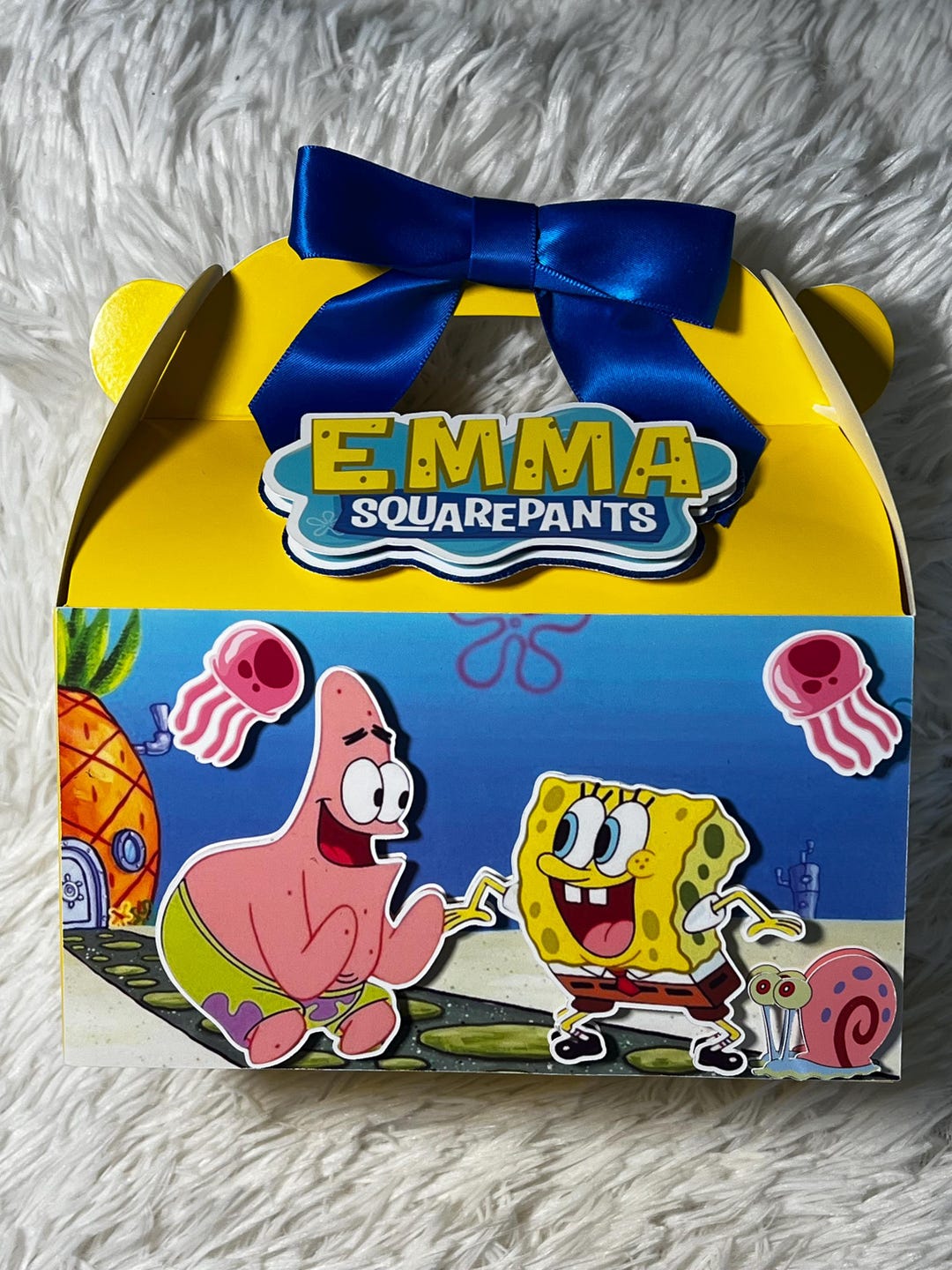 Sponge Themed Party Favor Boxes Set of 10 - Etsy