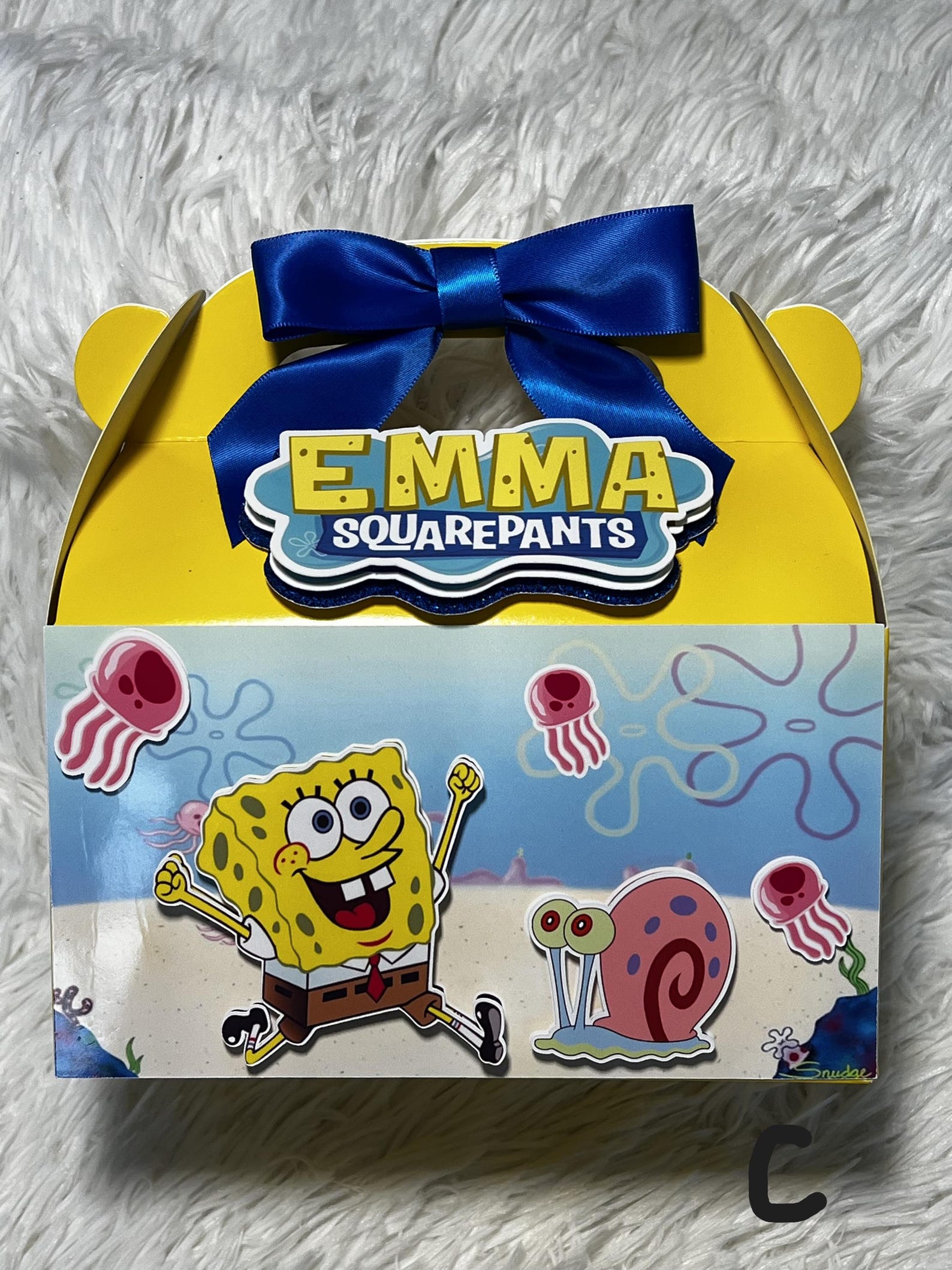 Sponge Themed Party Favor Boxes Set of 10 - Etsy