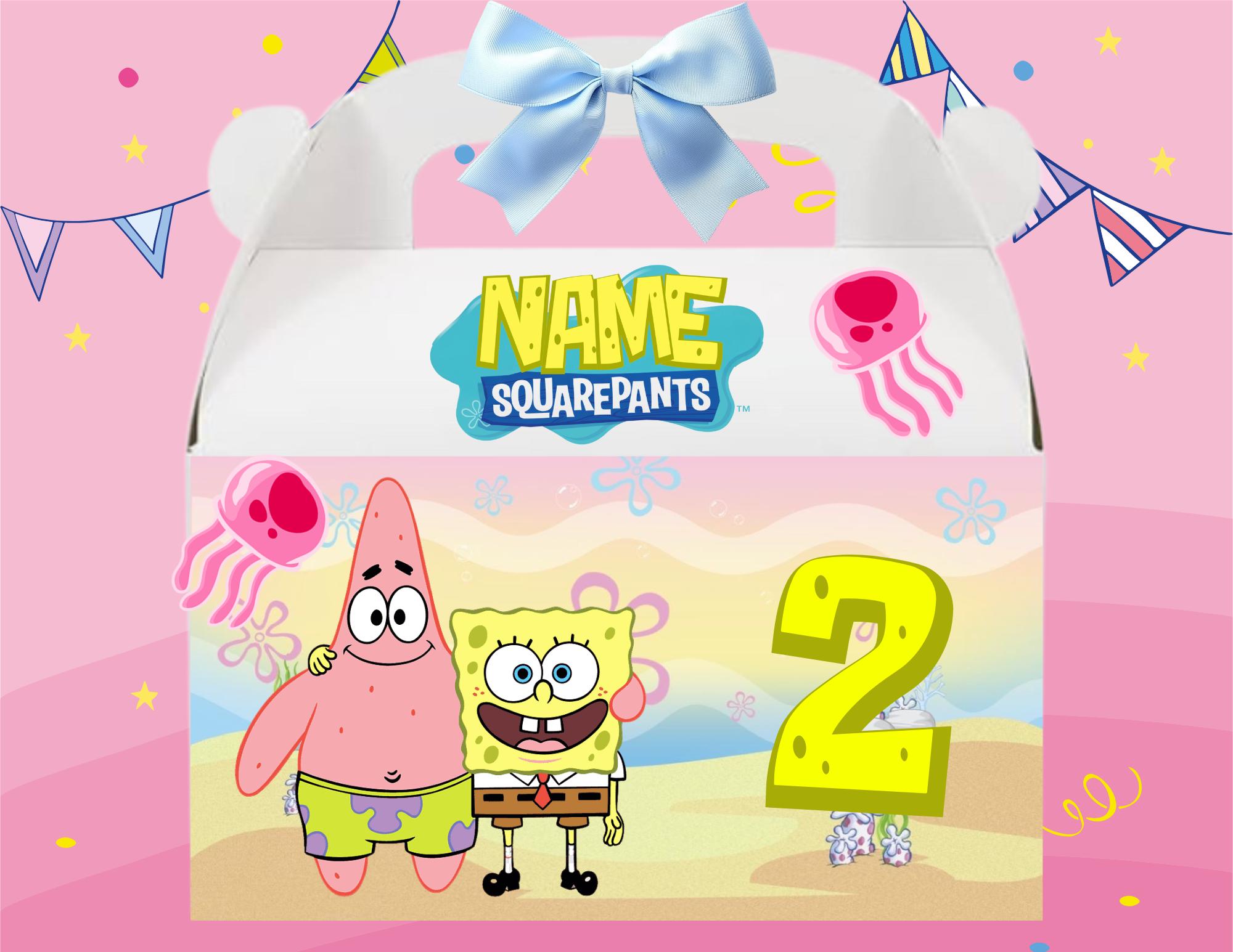 Sponge Themed Party Favor Boxes Set of 10 - Etsy