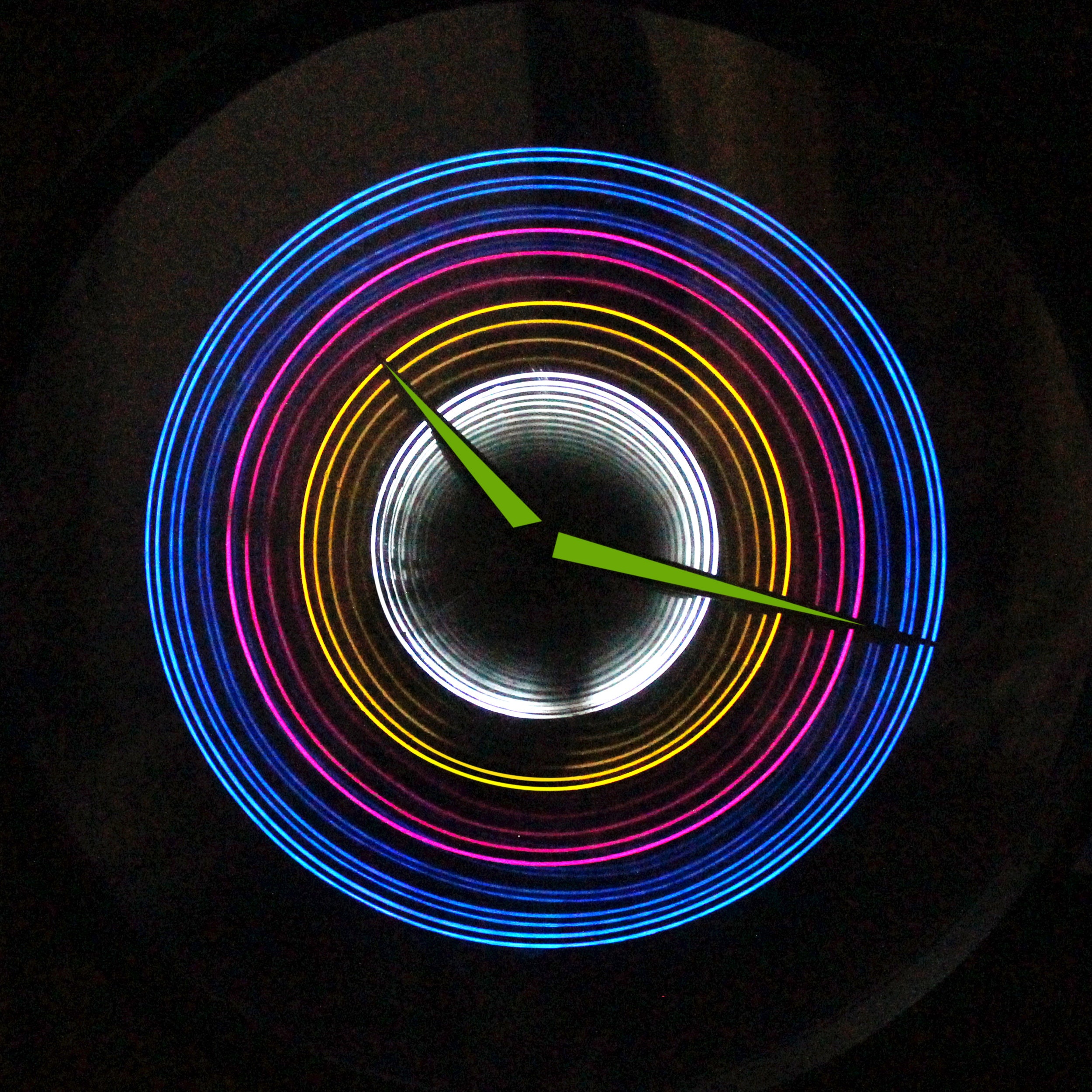 Wooden Clock, Infinity Mirror, Wall Art, Wall Decor, Home Decor, Wall ...