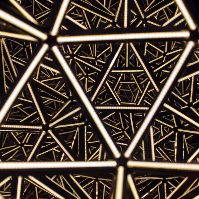 Icosahedron Infinity Mirror, Dodecahedron Infinity Mirror, Infinity ...