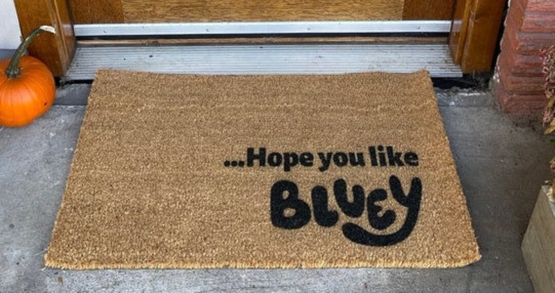 Hope You Like Bluey Doormat Housewarming Gift Front Door - Etsy