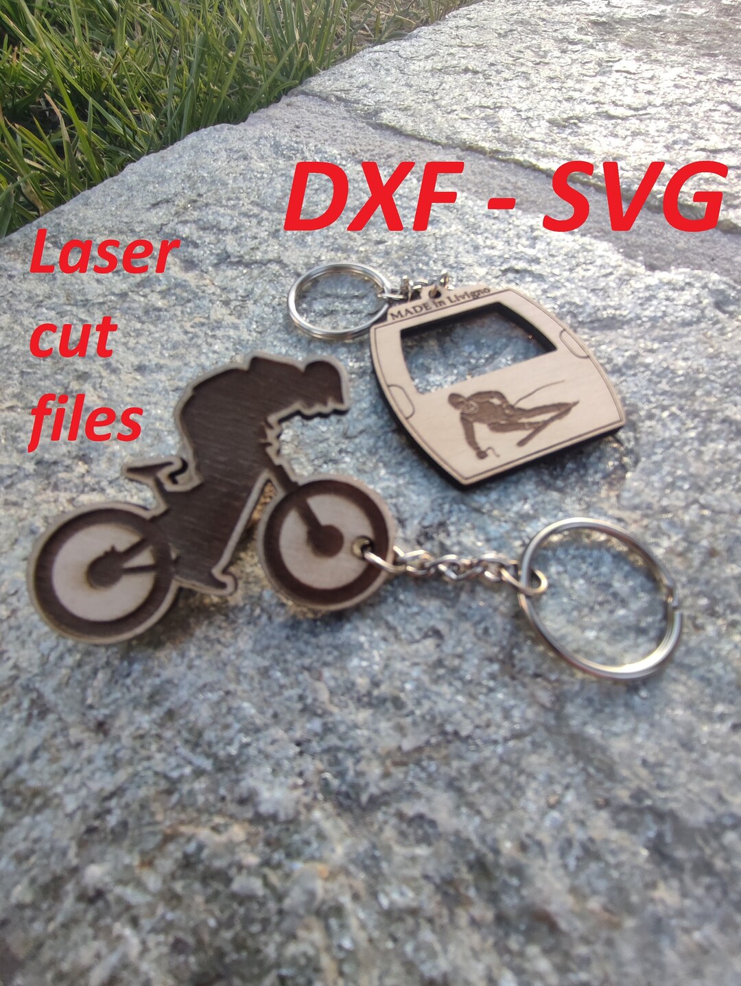 Bicycle Keychain / Cable Car Keychains Bike / Gondola / Digital Laser ...