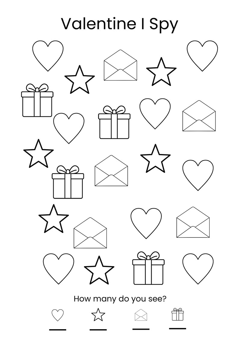 Valentine Activity Pack for Kids Printable | Valentine Games | Instant ...