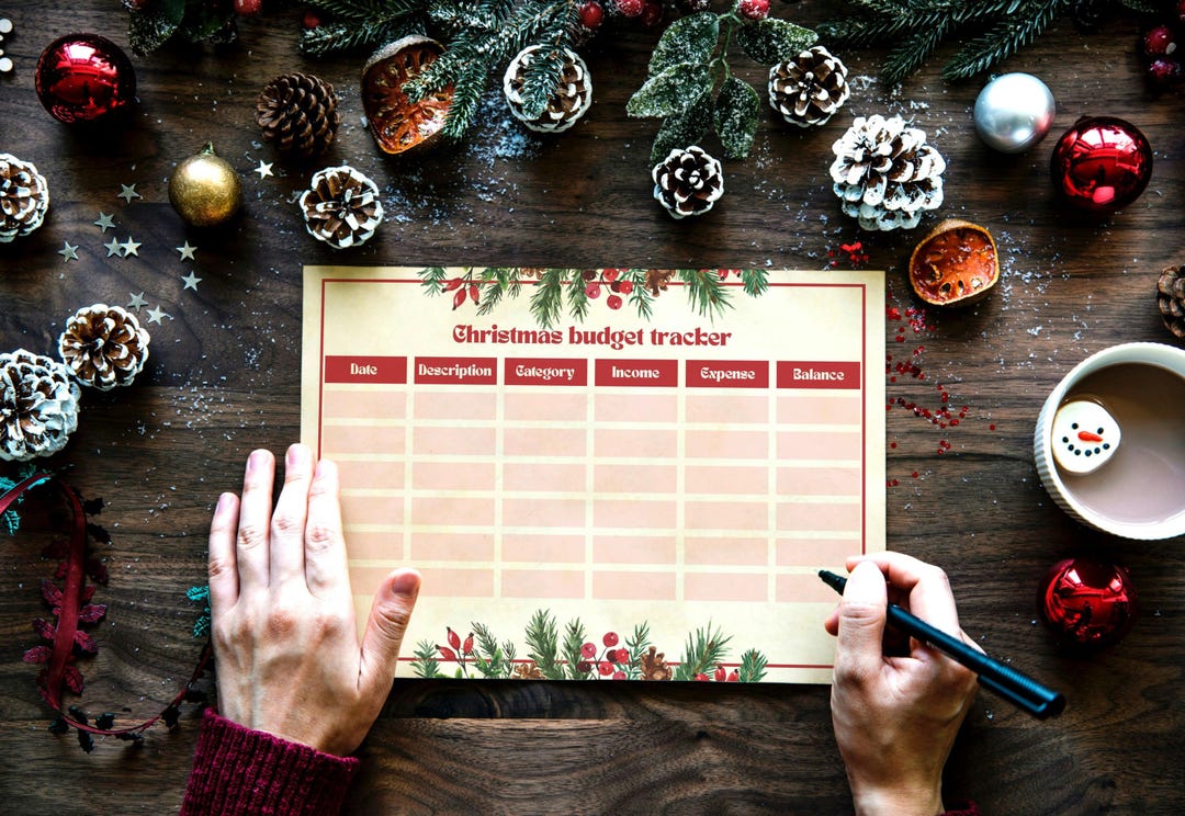 Christmas Budget Tracker Printable – Holiday Expense Planner ...