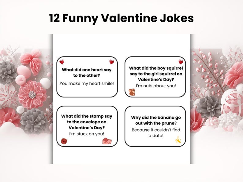 Funny Valentine's Day Joke Cards for Kids | Printable Classroom ...